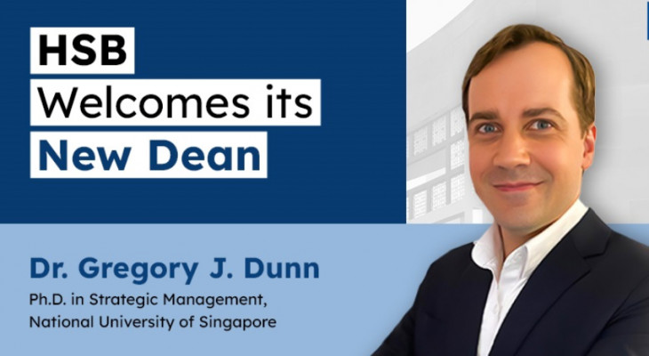 Dr Gregory Dunn Joins HSB As New Dean - BW Education